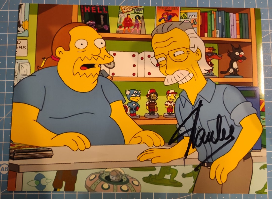 Stanlee Autograph / Simpsons / Rare / Deceased - Etsy