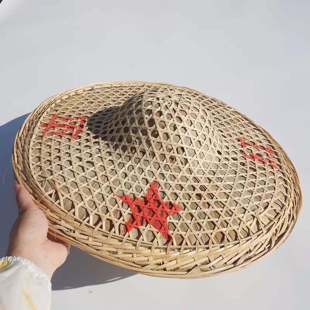 Chinese Ancient Chivalrous Heroine Bamboo Hat With Cover Face Veil ...