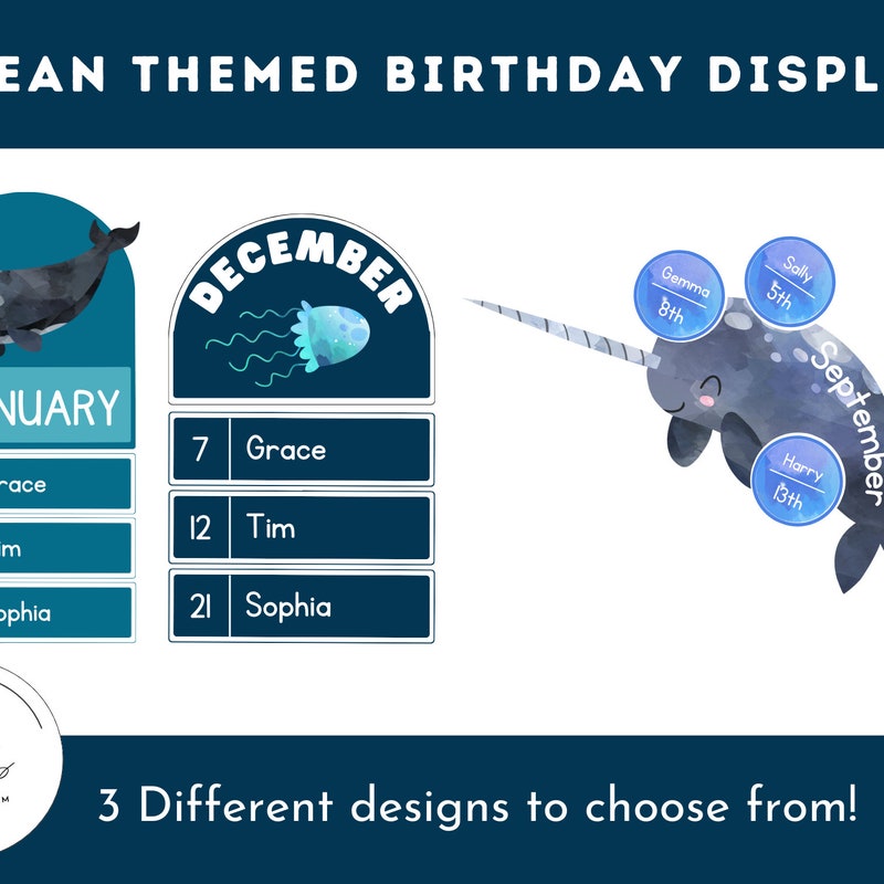 Birthday Chart - Etsy