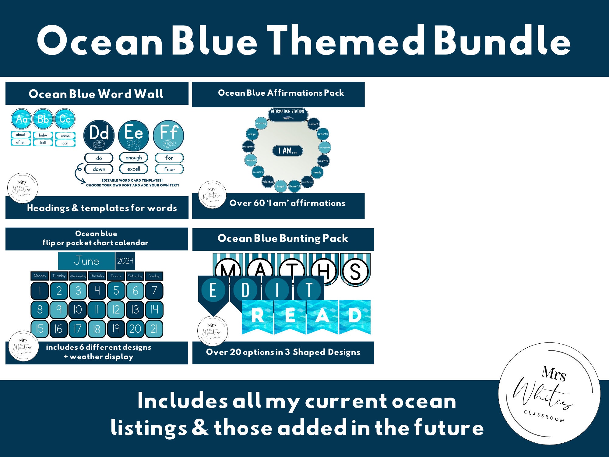 Ocean Themed Classroom Décor Bundle - Etsy