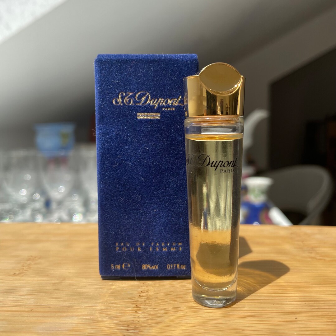 S.T Dupont Pour Femme Miniature Perfume .17 Floz 5 Ml Mini Fragrance ...