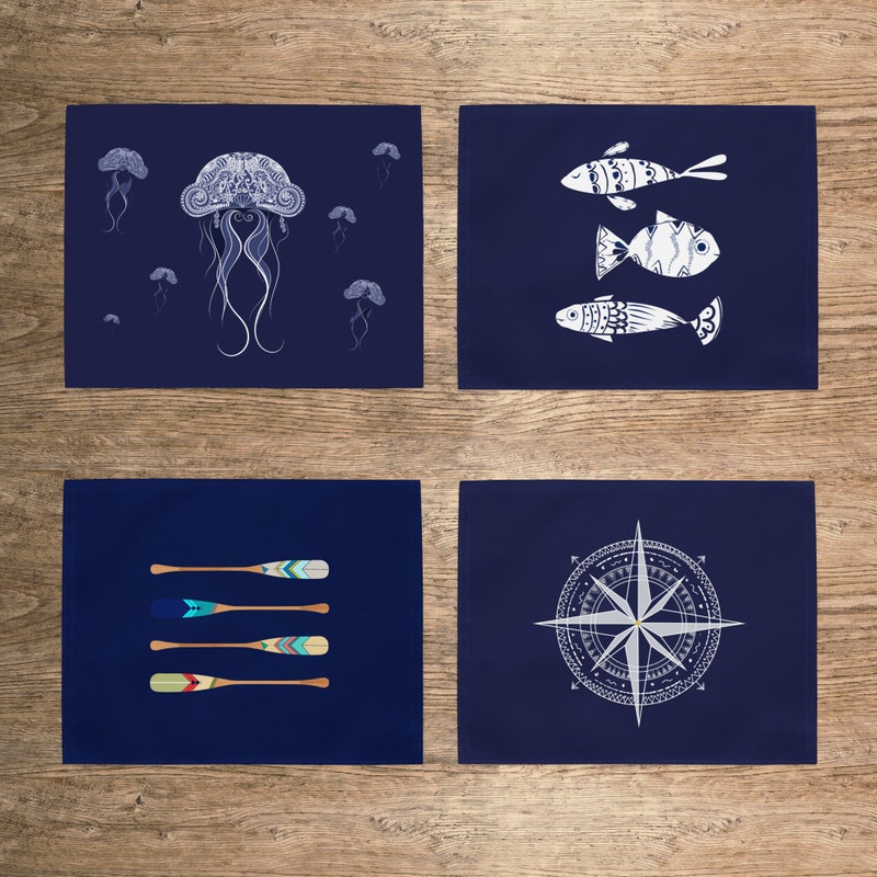 Nautical Place Mats - Etsy