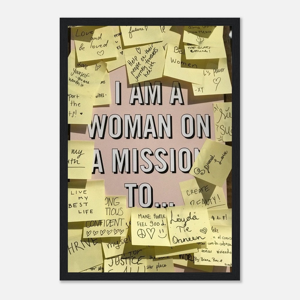 Woman on a Mission Poster - Etsy