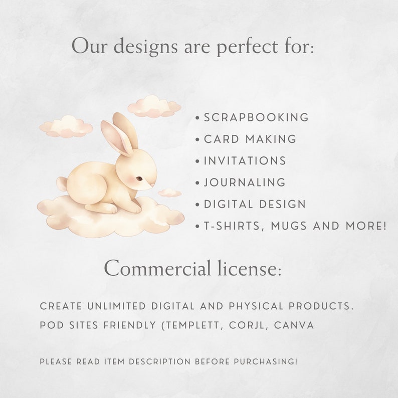 Sleeping Baby Bunny Clipart PNG Watercolor, Cute Beige Boho Baby Rabbit ...
