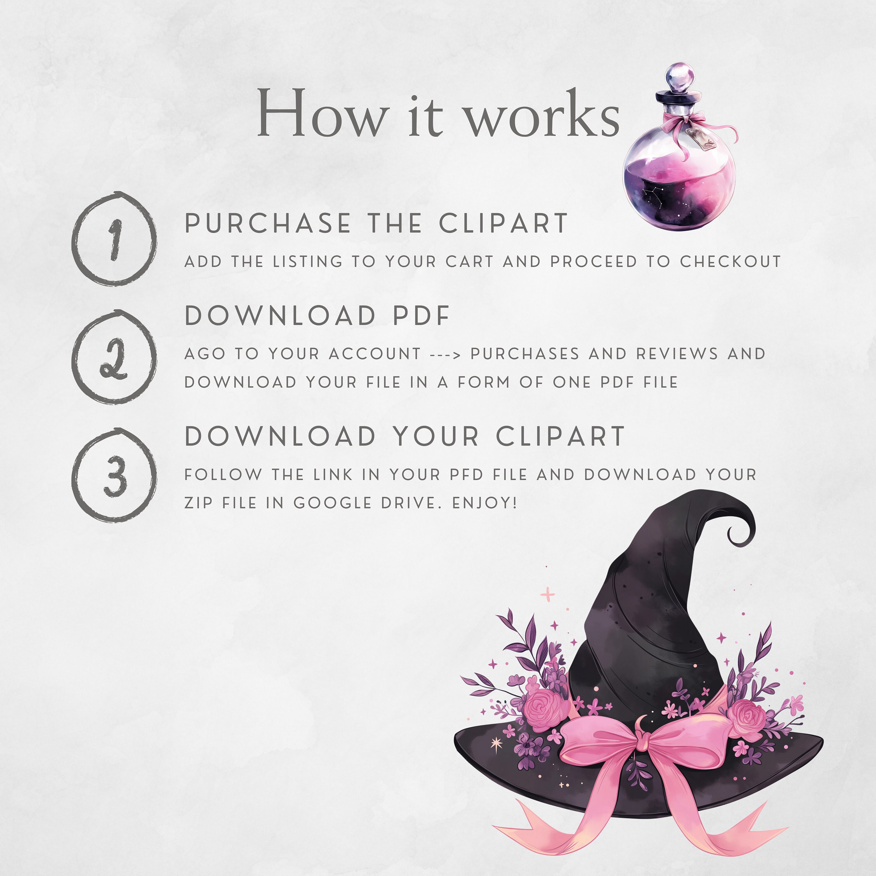 Cute Halloween Clipart Watercolor PNG, Pastel Pink Halloween Watercolor ...