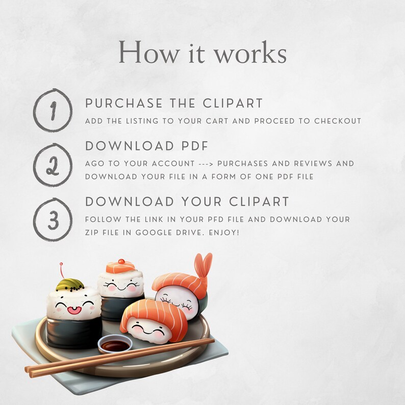 Cute Sushi Clipart Kawaii PNG Watercolor, Japanese Sushi Chef Food ...