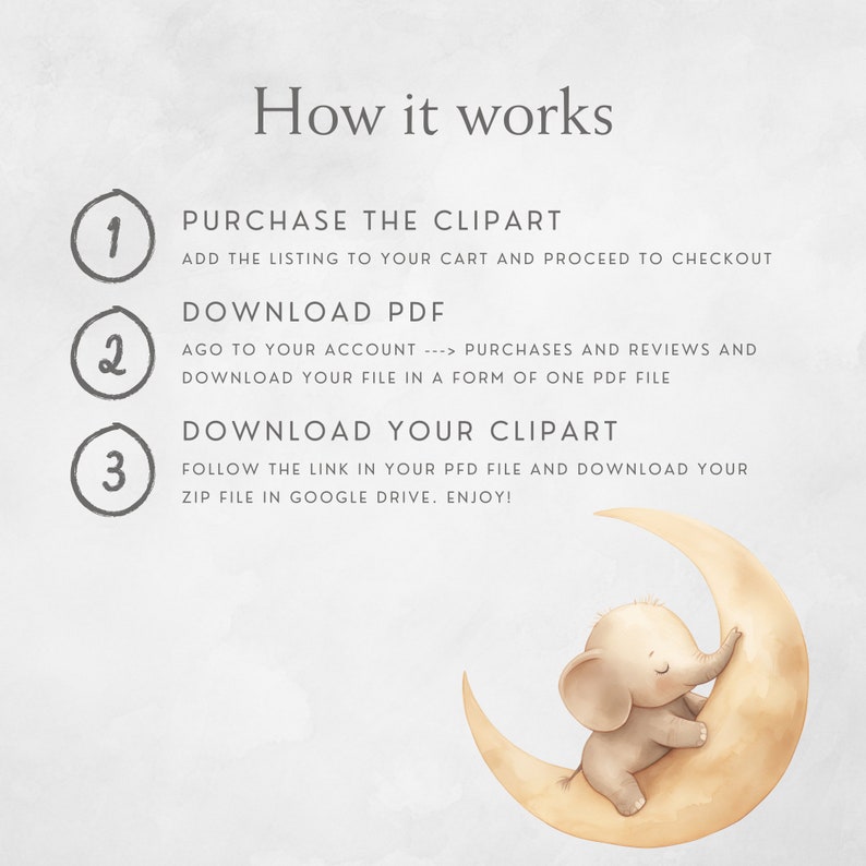 Sleeping Baby Elephant Clipart PNG Watercolor, Cute Beige Boho Baby ...