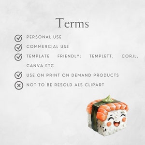 Cute Sushi Clipart Kawaii PNG Watercolor, Japanese Sushi Chef Food ...