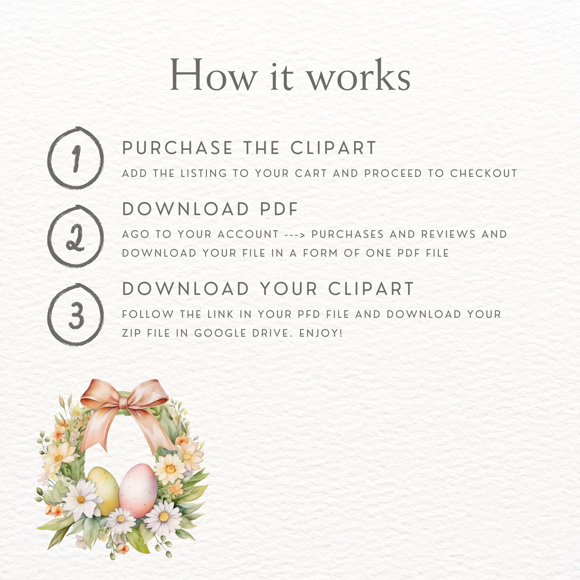 Easter Clipart Bundle PNG Watercolor, Rustic Neutral Easter Bunny Egg ...