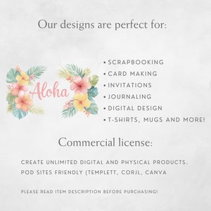 Aloha Luau Hawaii Clipart Watercolor PNG, Hawaiian Tropical Floral ...