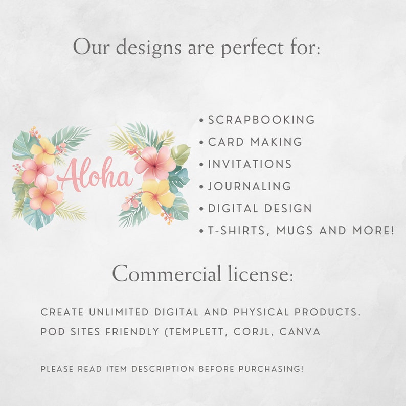 Aloha Luau Hawaii Clipart Watercolor PNG, Hawaiian Tropical Floral ...