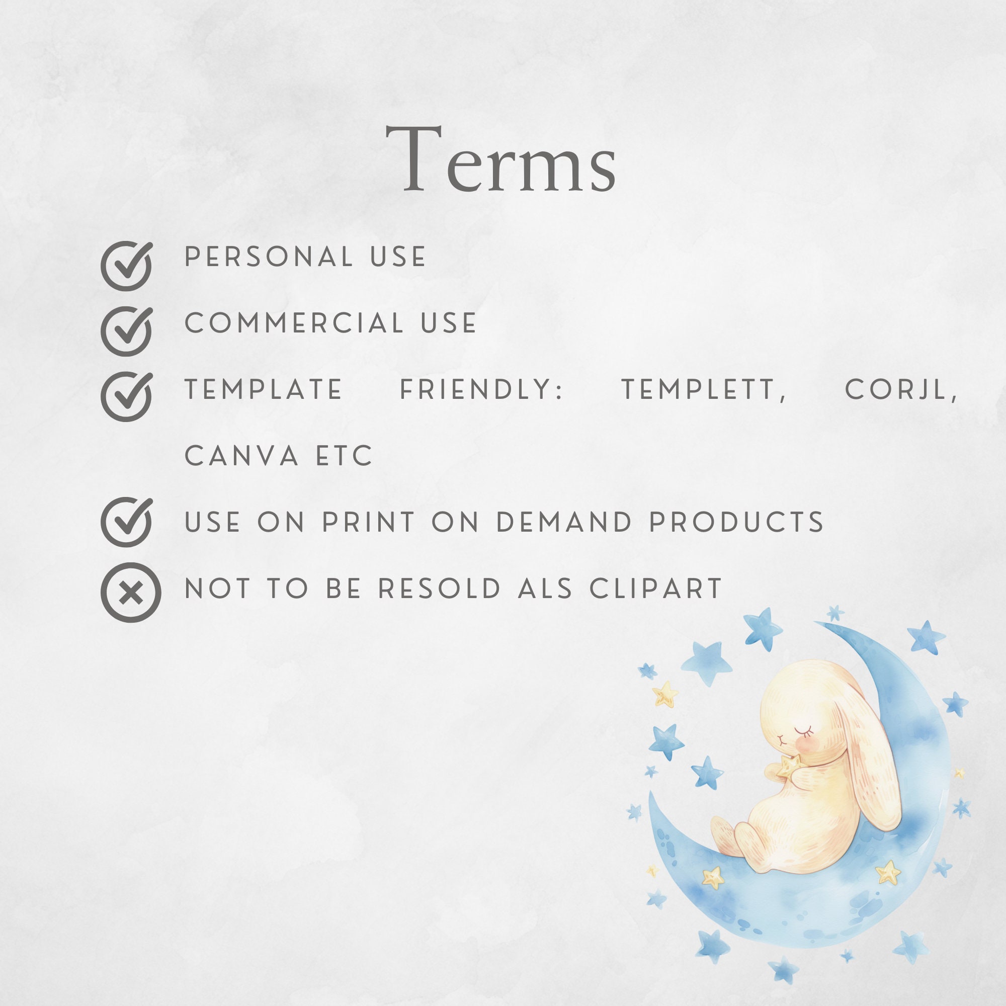 Sleeping Baby Bunny Clipart PNG Watercolor, Cute Blue Boy Baby Rabbit ...