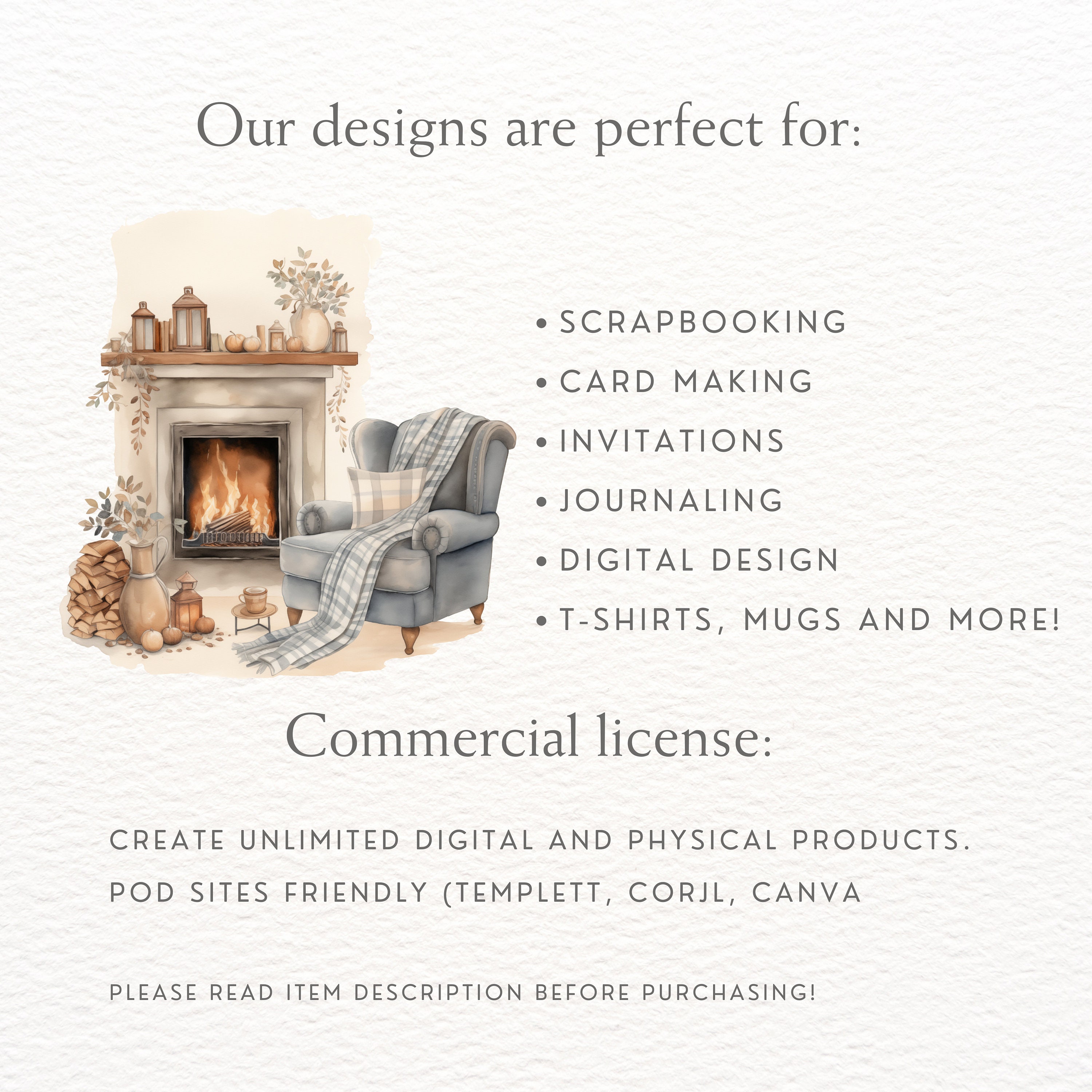 Cozy Autumn Fall Girl Clipart Bundle Watercolor PNG, Cozy Fall Autumn ...