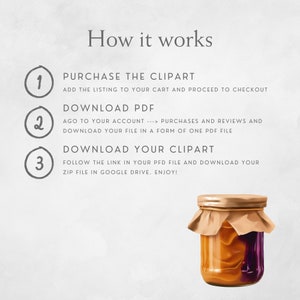 Watercolor Peanut Butter and Jelly Jar Clipart, Peanut Butter PNG, PBJ ...