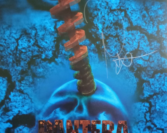 Phil Anselmo Autographed Pantera Far Beyond Driven White/blue Marbled ...