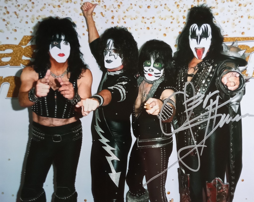 Gene Simmons Autographed Signed Kiss 8x10 Photo - Etsy