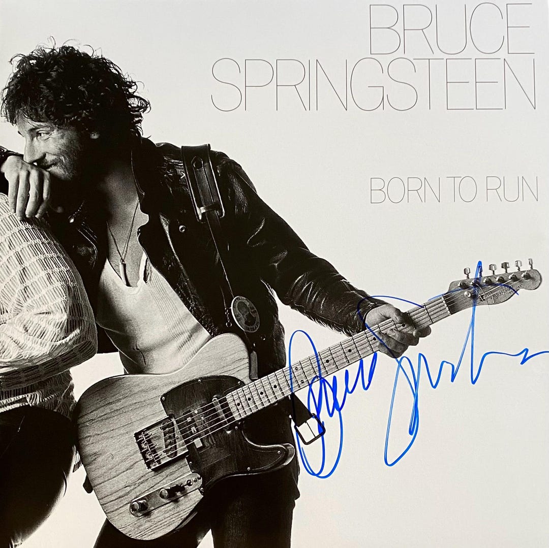 Bruce Springsteen Autographed Born to Run Vinyl - Etsy