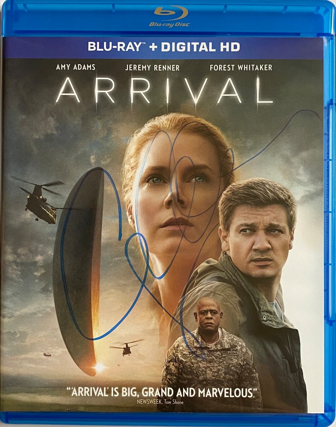 Amy Adams Autographed Signed Arrival Blu Ray - Etsy