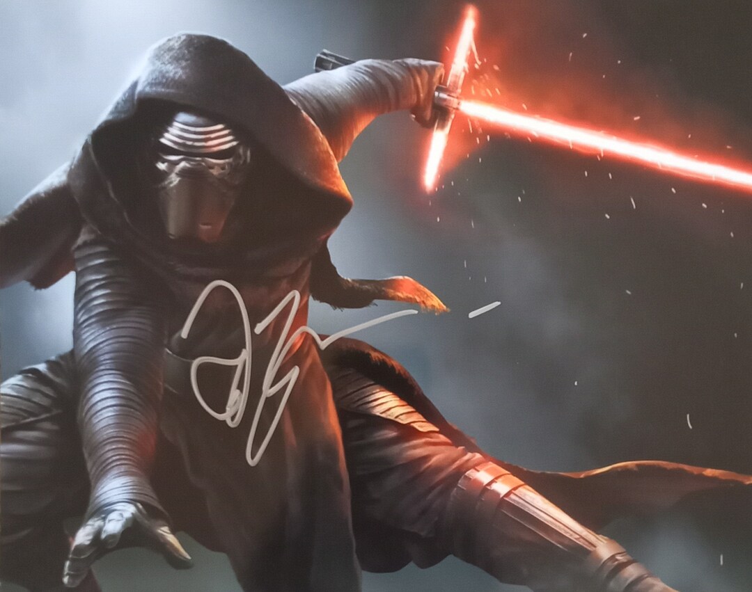 Adam Driver Autographed Signed Star Wars Kylo Ren 8x10 Photo - Etsy