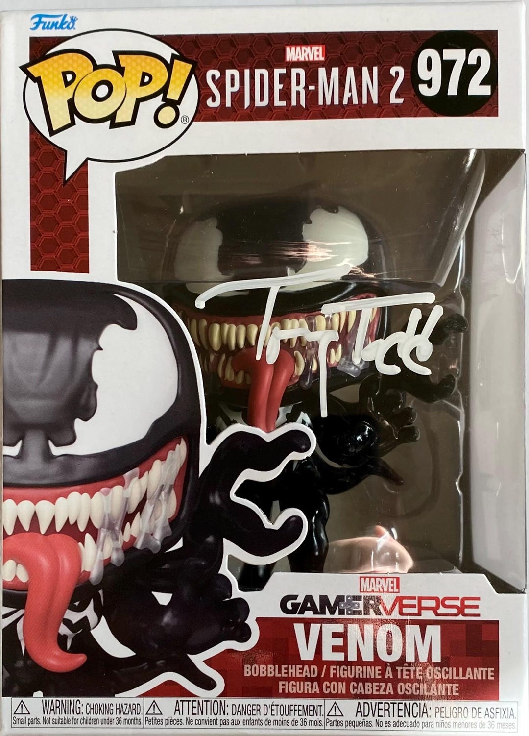 Tony Todd Autographed Spider-man 2 Venom Funko Pop #972 - Etsy