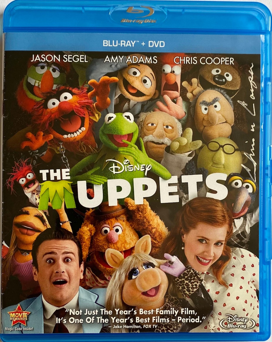 Chris Cooper Autographed the Muppets Blu Ray - Etsy