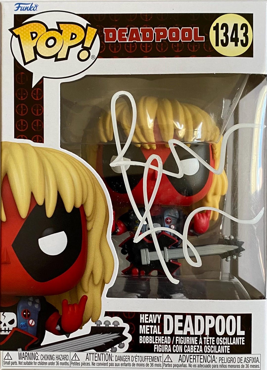Ryan Reynolds Autographed Deadpool Funko Pop #1343 - Etsy