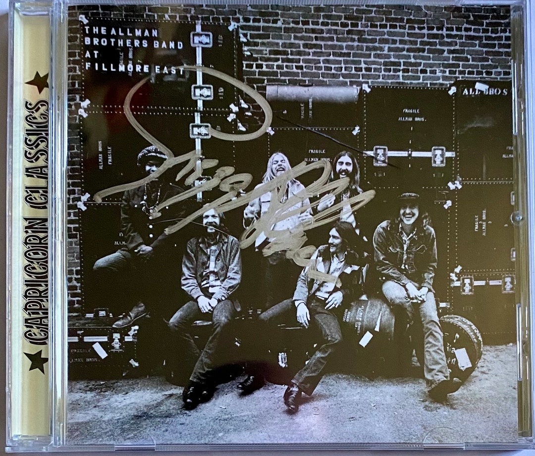 Gregg Allman Autographed the Allman Brothers Band at Fillmore East Cd ...