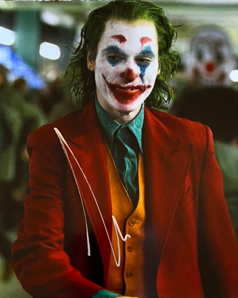 Joaquin Phoenix Autographed Signed Joker 8x10 Photo - Etsy