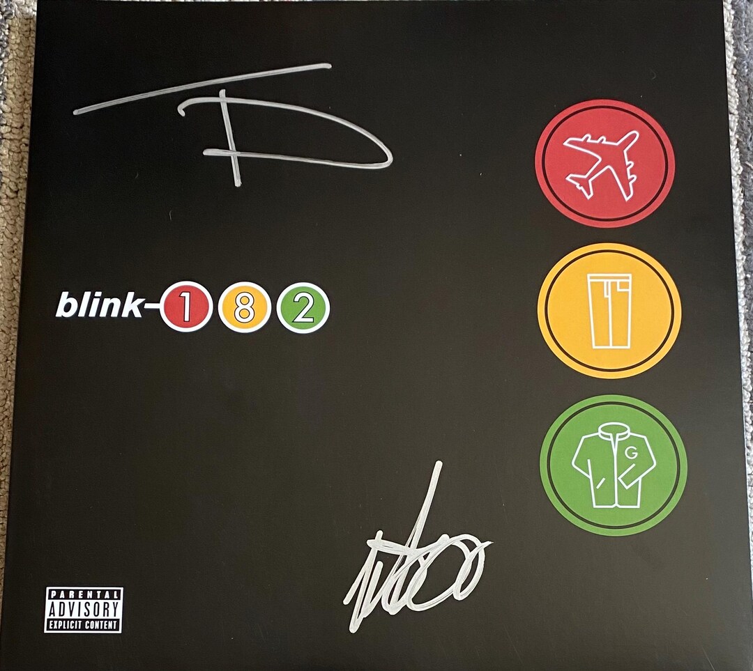Tom Delonge Mark Hoppus Autographed Blink 182 Take off Your Pants and ...