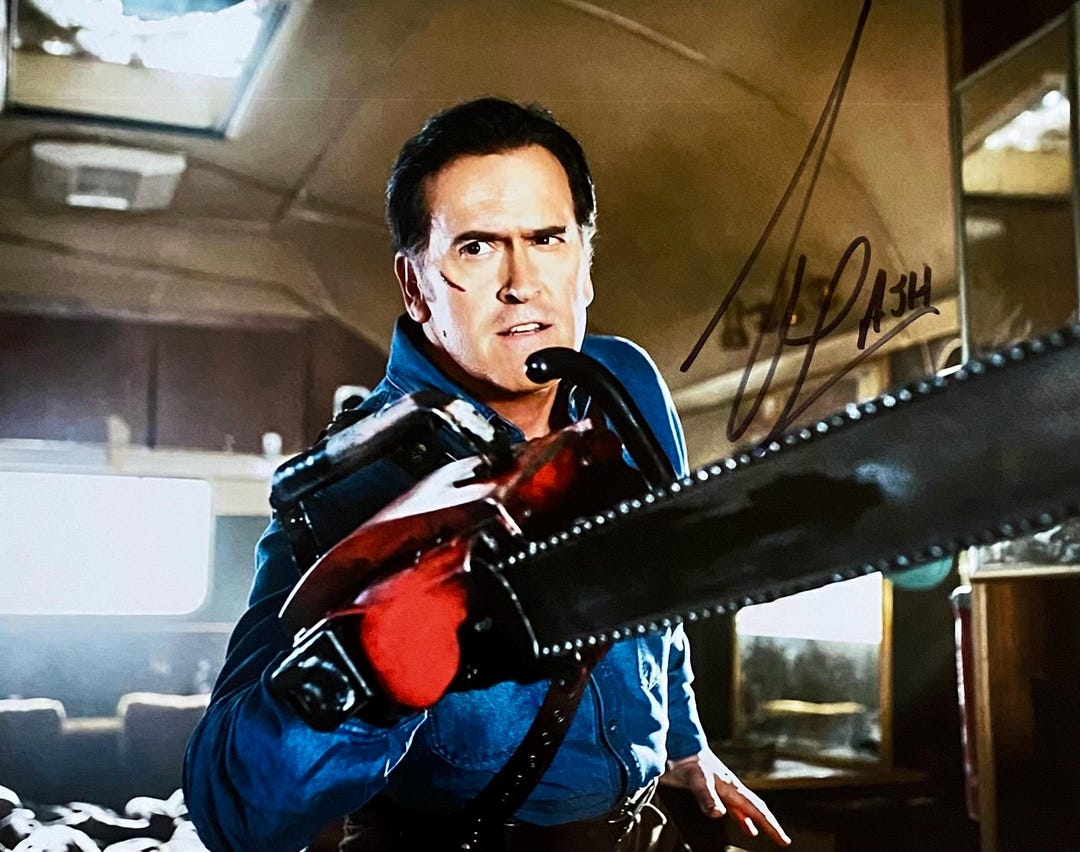 Bruce Campbell Autographed Ash Evil Dead 8x10 Photo - Etsy