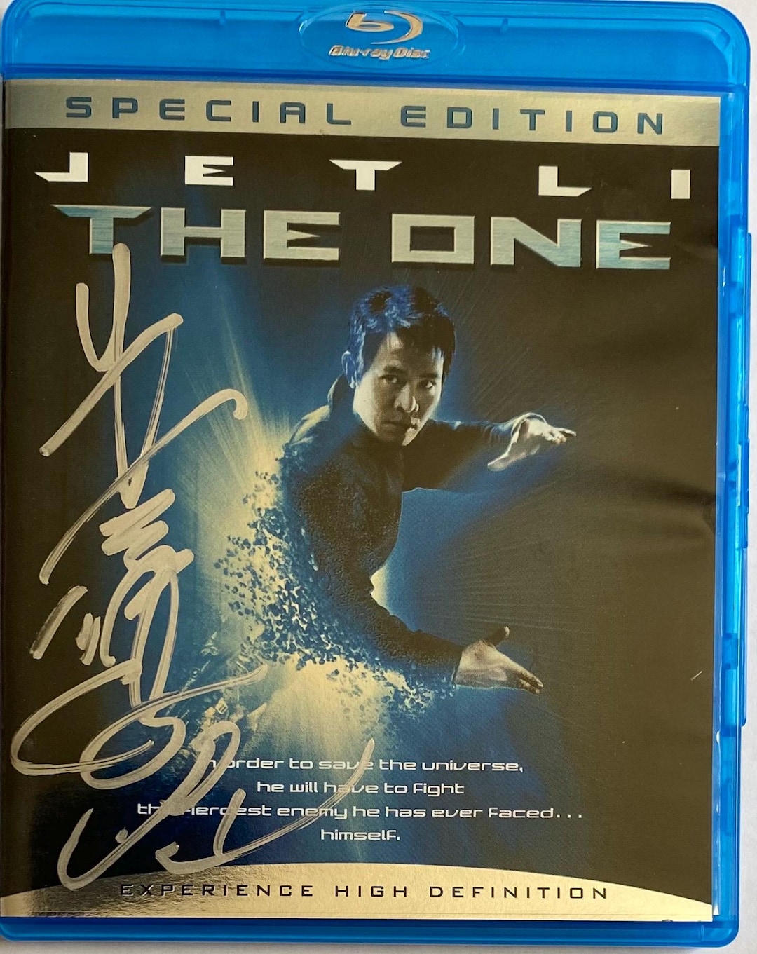 Jet Li Autographed the One Blu Ray - Etsy