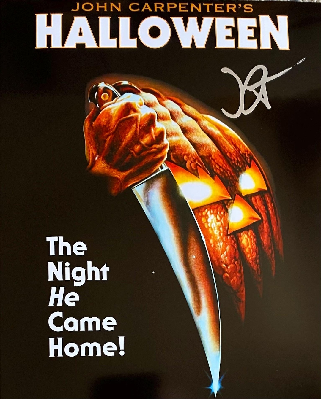John Carpenter Autographed 8x10 Photo - Halloween - Etsy