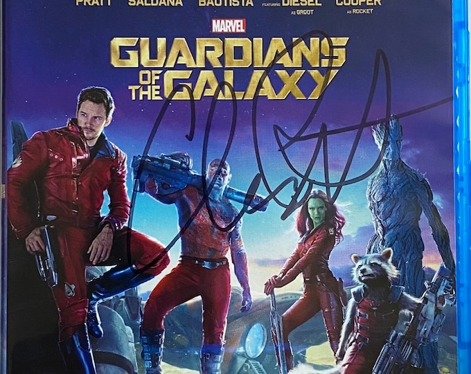 Chris Pratt Autographed Guardians of the Galaxy Blu Ray - Etsy