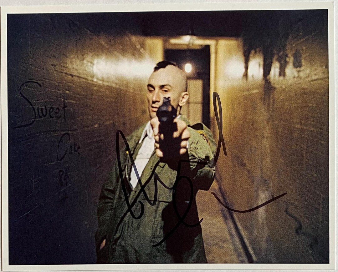 Robert De Niro Autographed Signed Taxi Driver 5x7 Photo - Etsy