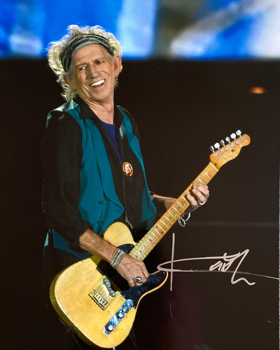 Keith Richards Autographed Signed the Rolling Stones 8x10 Photo - Etsy