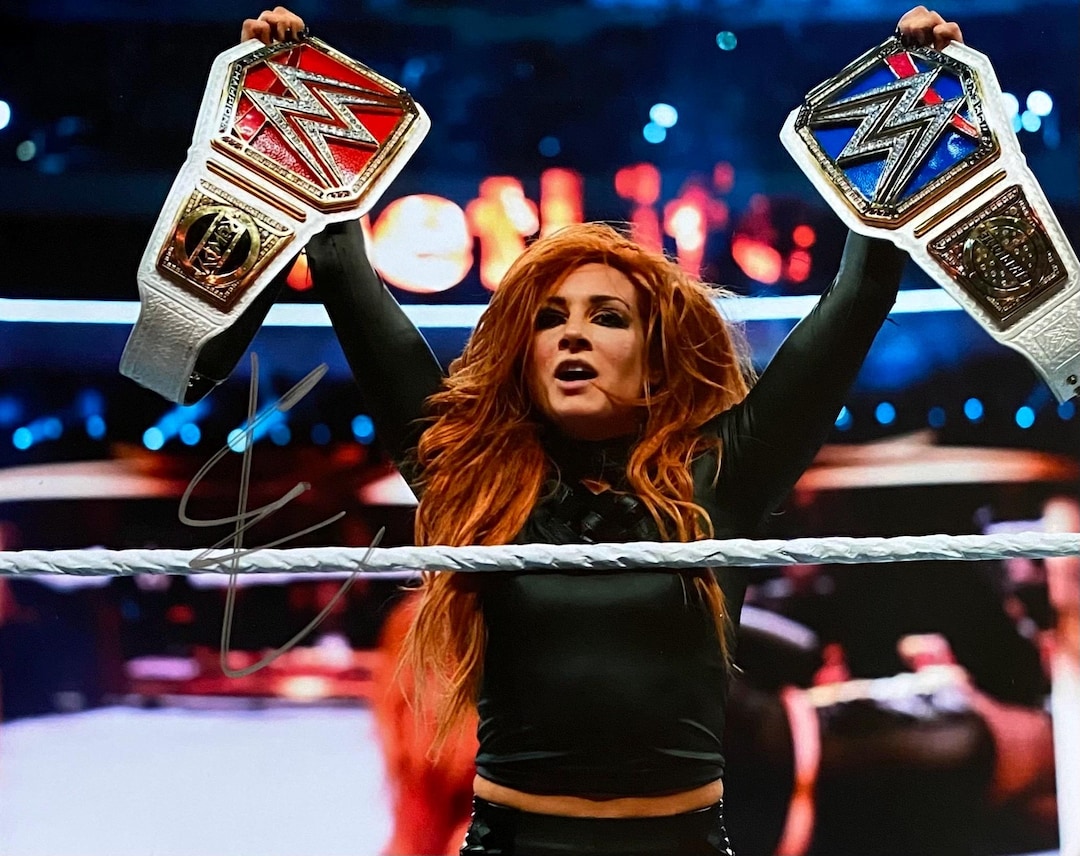 WWE Becky Lynch Autographed 8x10 Photo - Etsy