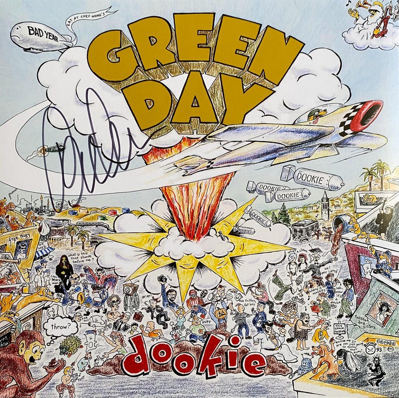 Billie Joe Armstrong Autographed Green Day Dookie Vinyl - Etsy