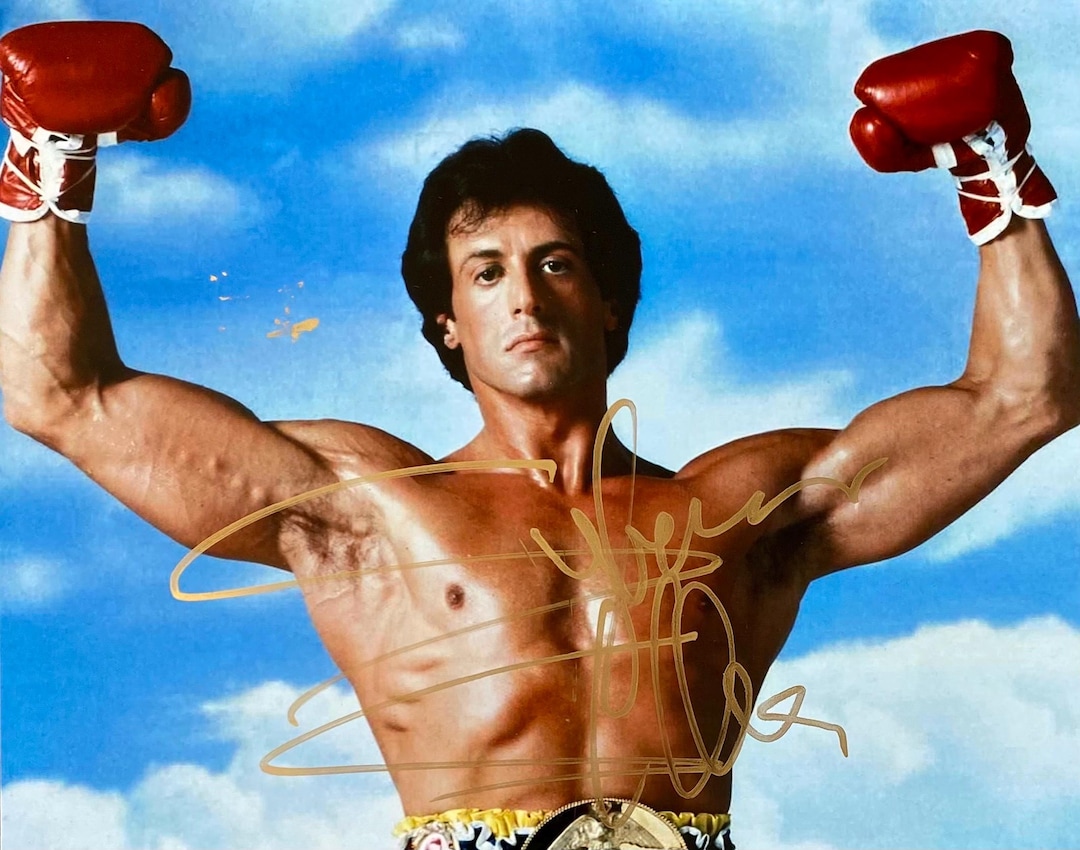Sylvester Stallone Autographed Rocky Balboa 8x10 Photo - Etsy