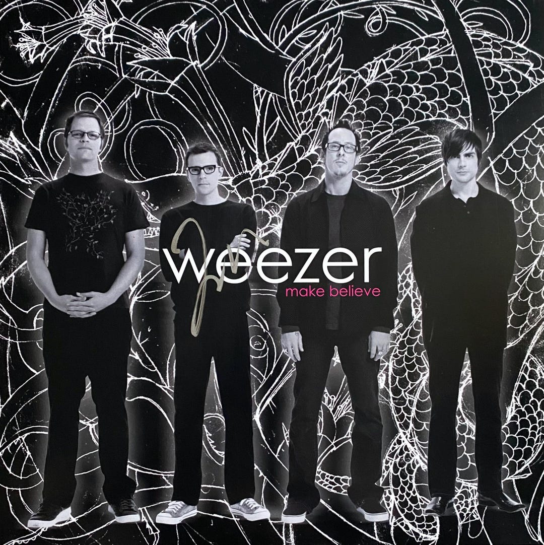 Rivers Cuomo Autographed Weezer Make Believe Vinyl - Etsy