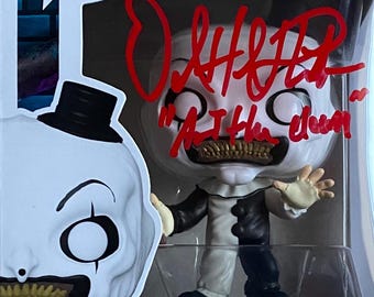 David Howard Thornton Autographed Terrifier 8x10 Photo - Art the Clown ...