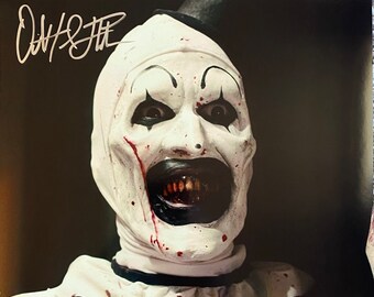 David Howard Thornton Autographed Terrifier 8x10 Photo - Art the Clown ...