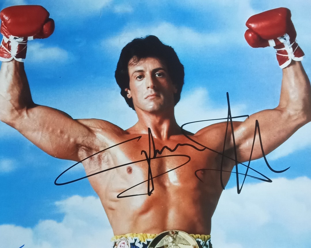 Sylvester Stallone Autographed Signed Rocky Balboa 8x10 Photo - Etsy