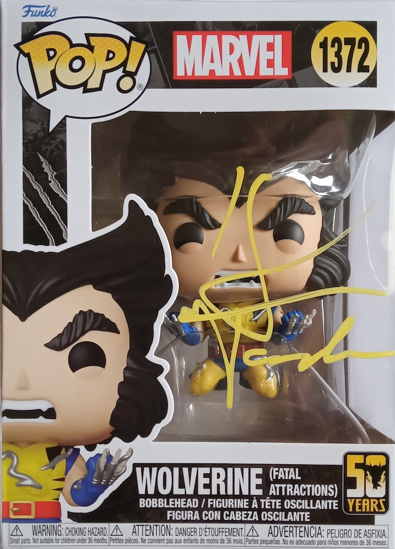 Hugh Jackman Autographed Wolverine Funko Pop #1372 - Etsy