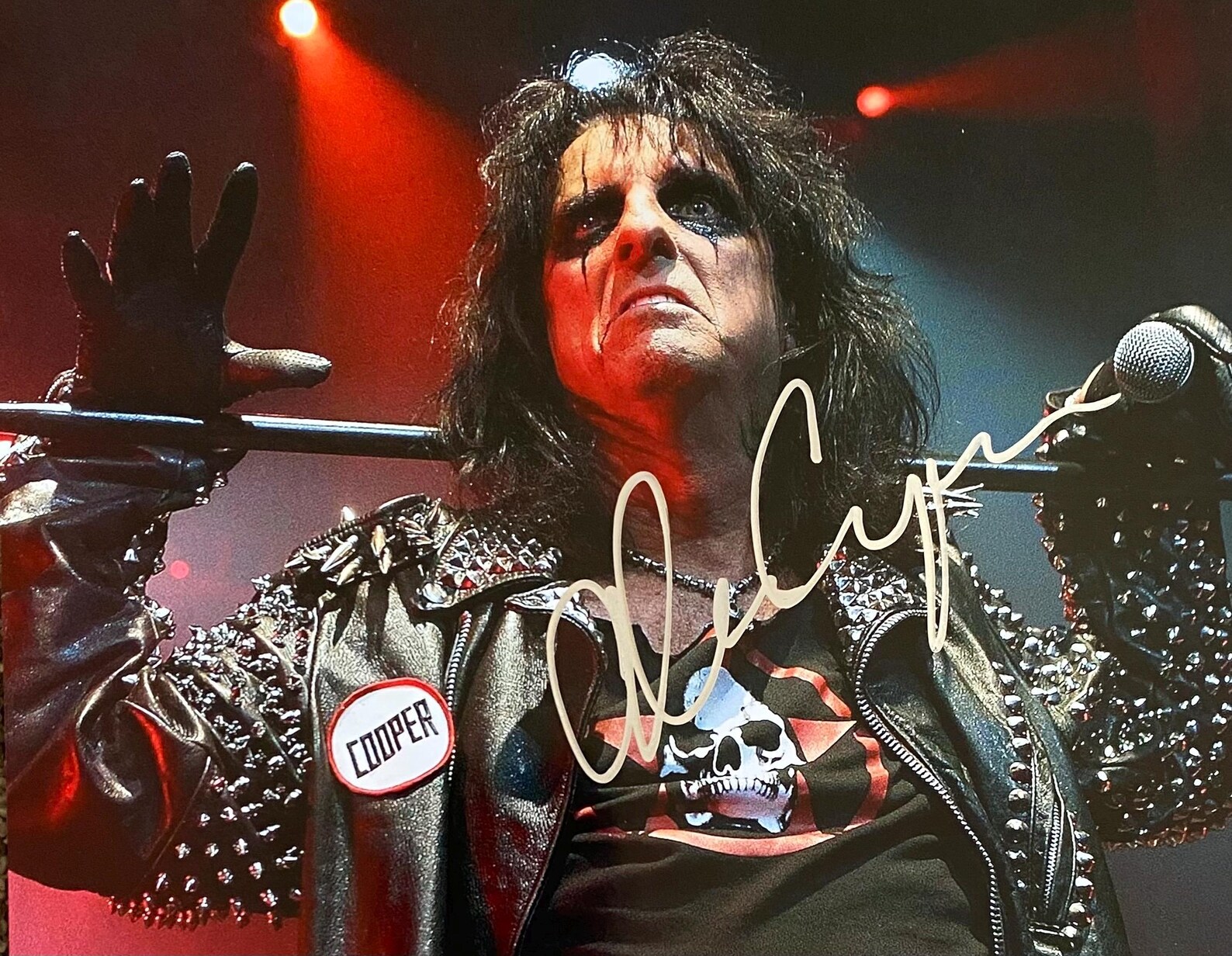 Alice Cooper Autographed 8x10 Photo - Etsy