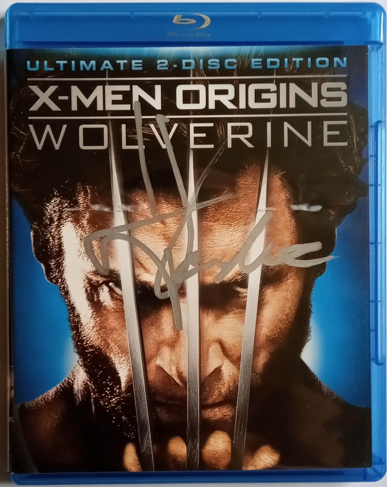 Hugh Jackman Autographed Signed X-men Origins Wolverine Blu Ray - Etsy
