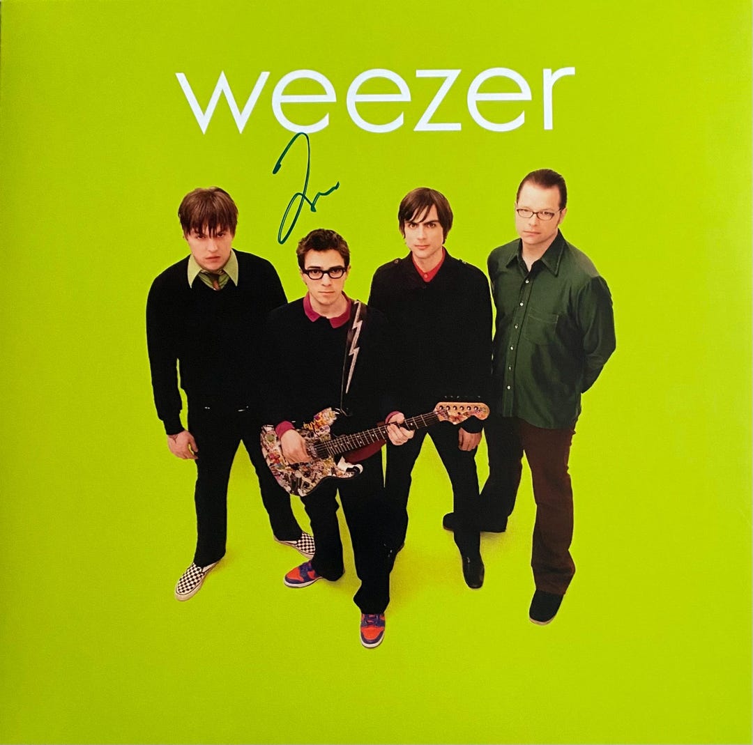 Rivers Cuomo Autographed Weezer Green Album Vinyl - Etsy