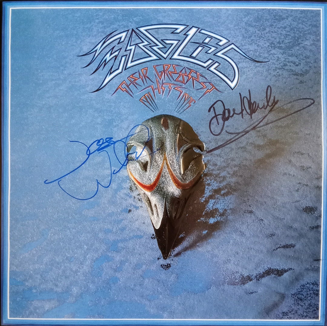Don Henley Joe Walsh Autographed the Eagles Their Greatest Hits Vinyl ...