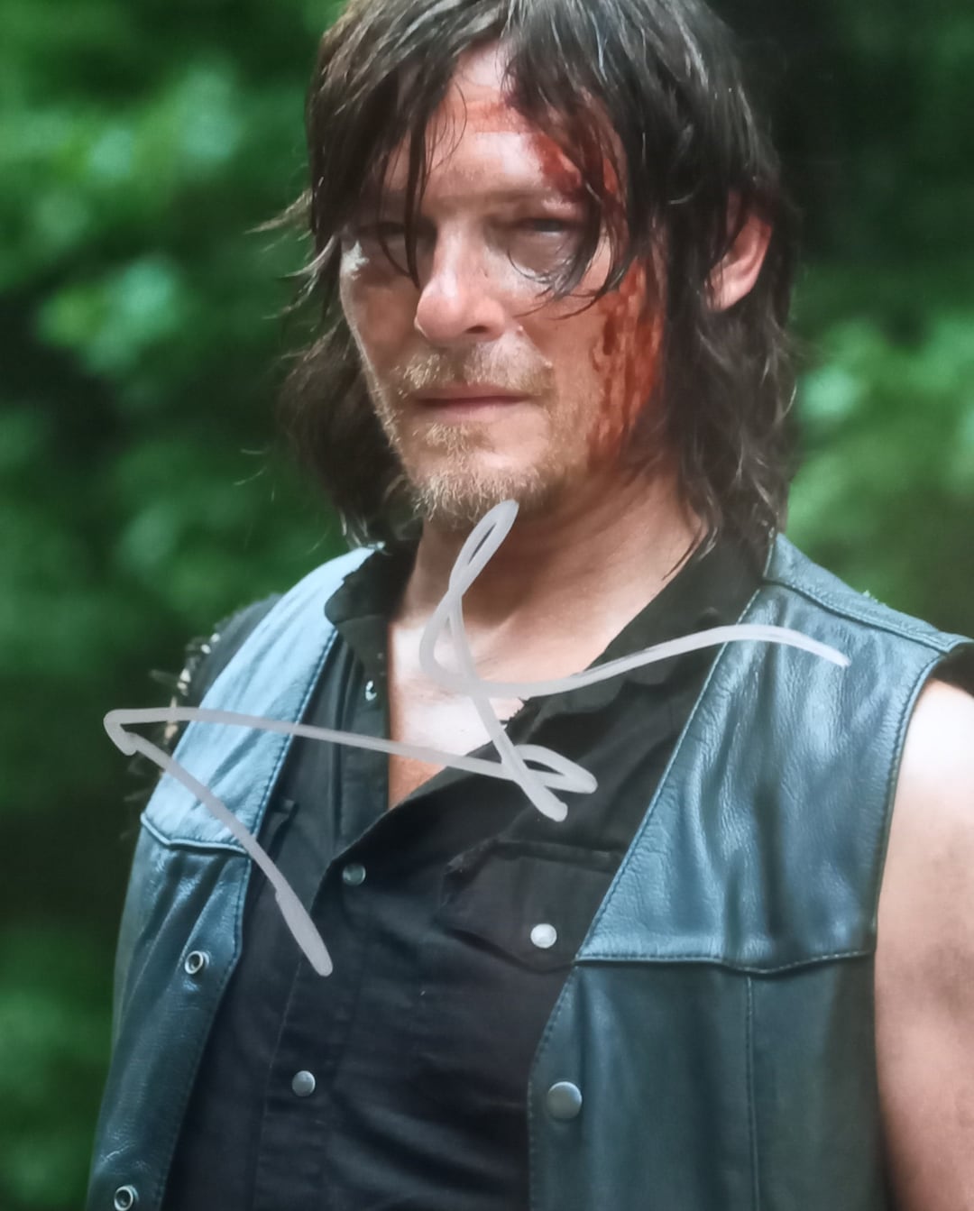 Norman Reedus Autographed the Walking Dead 8x10 Photo - Etsy