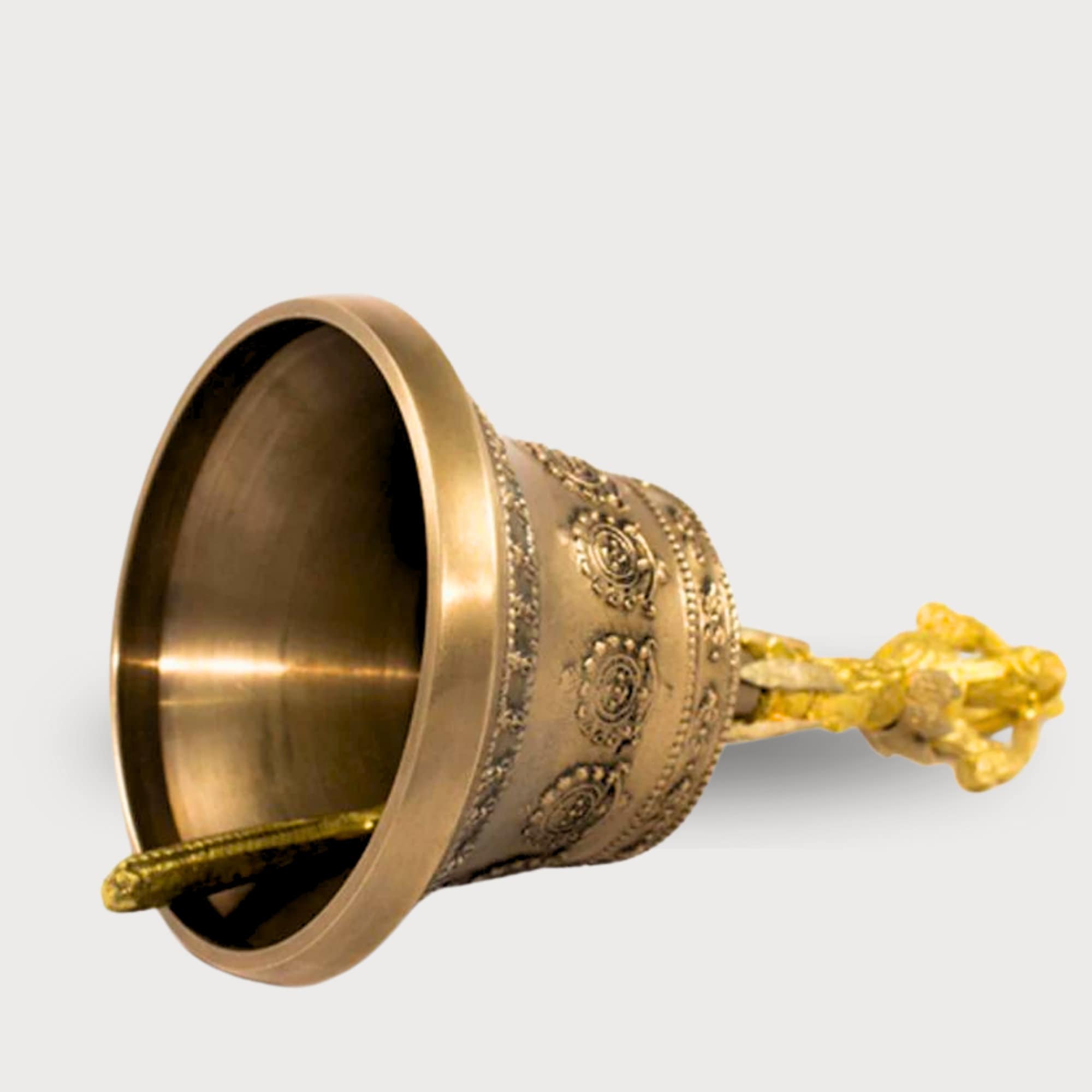 Tibetan Buddha Bell With Dorje vajra, Yoga, Chakra Balancing, Buddhist ...