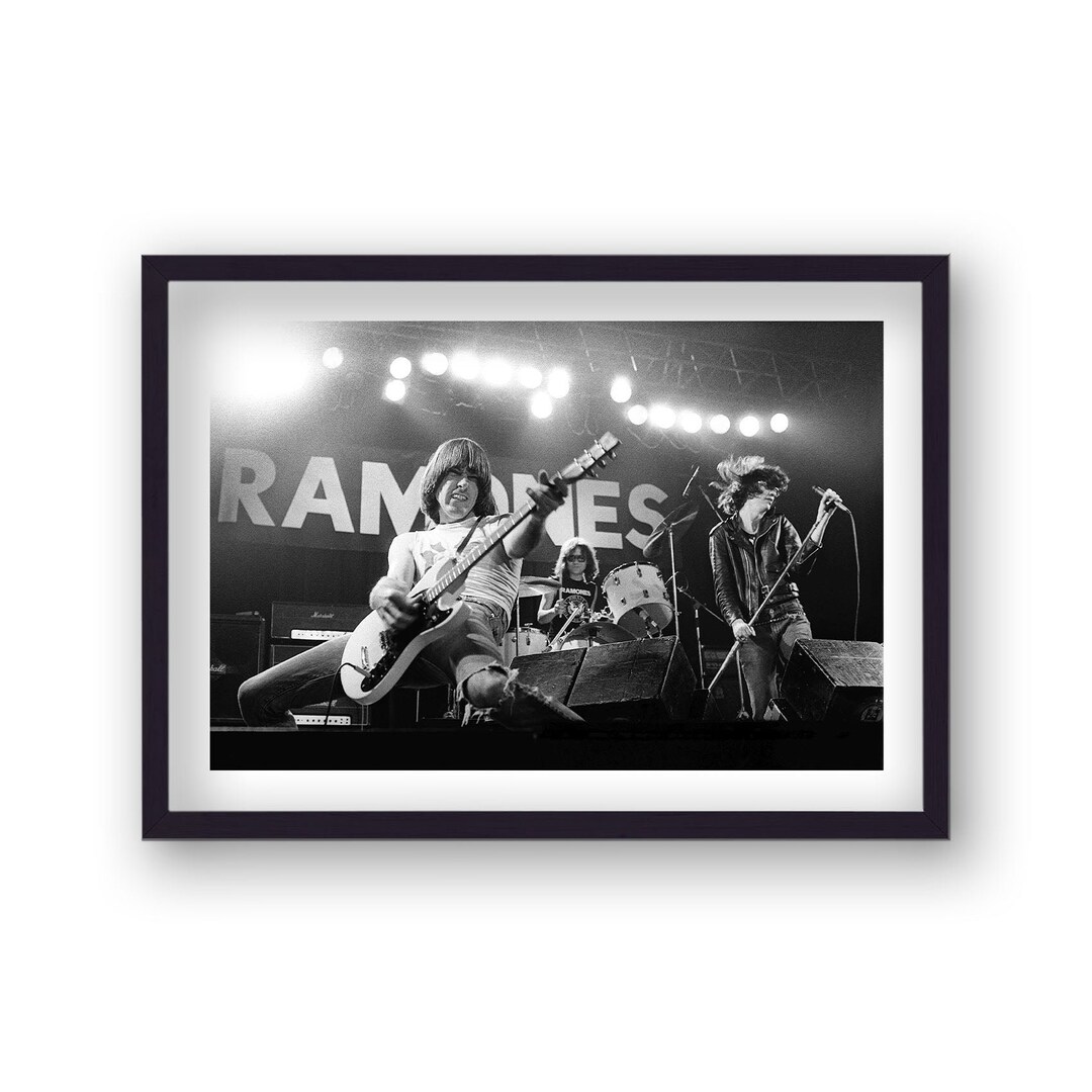 The Ramones Live on Stage Vintage Icon Print - Etsy